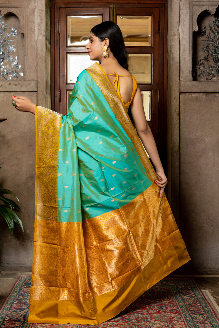 Pure Banarasi Katan Silk Saree | Handloom Sarees – Panaya