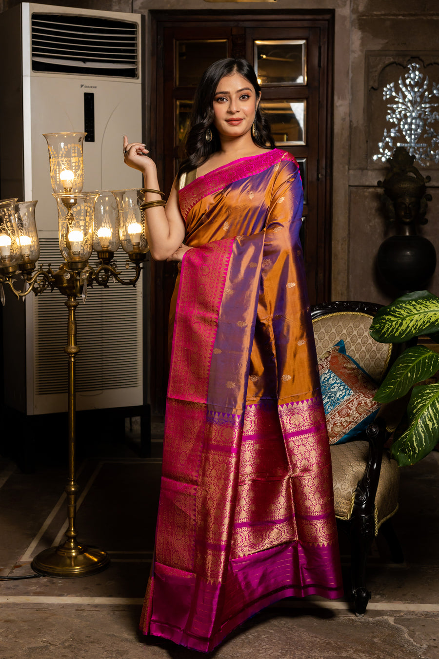 Pure Banarasi Katan Silk Saree | Handloom Sarees – Panaya
