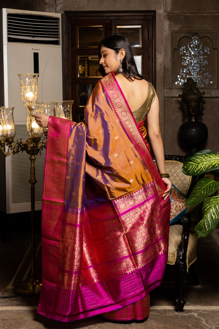 Pure Banarasi Katan Silk Saree | Handloom Sarees – Panaya