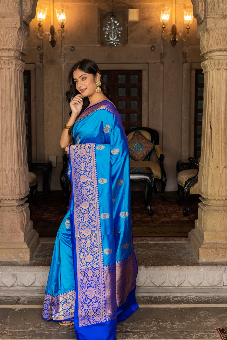 Pure Banarasi Katan Silk Saree | Handloom Sarees – Panaya