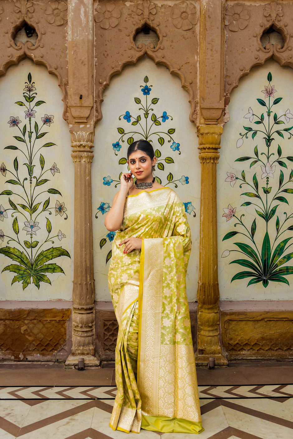 Pure Banarasi Katan Silk Saree | Handloom Sarees – Panaya