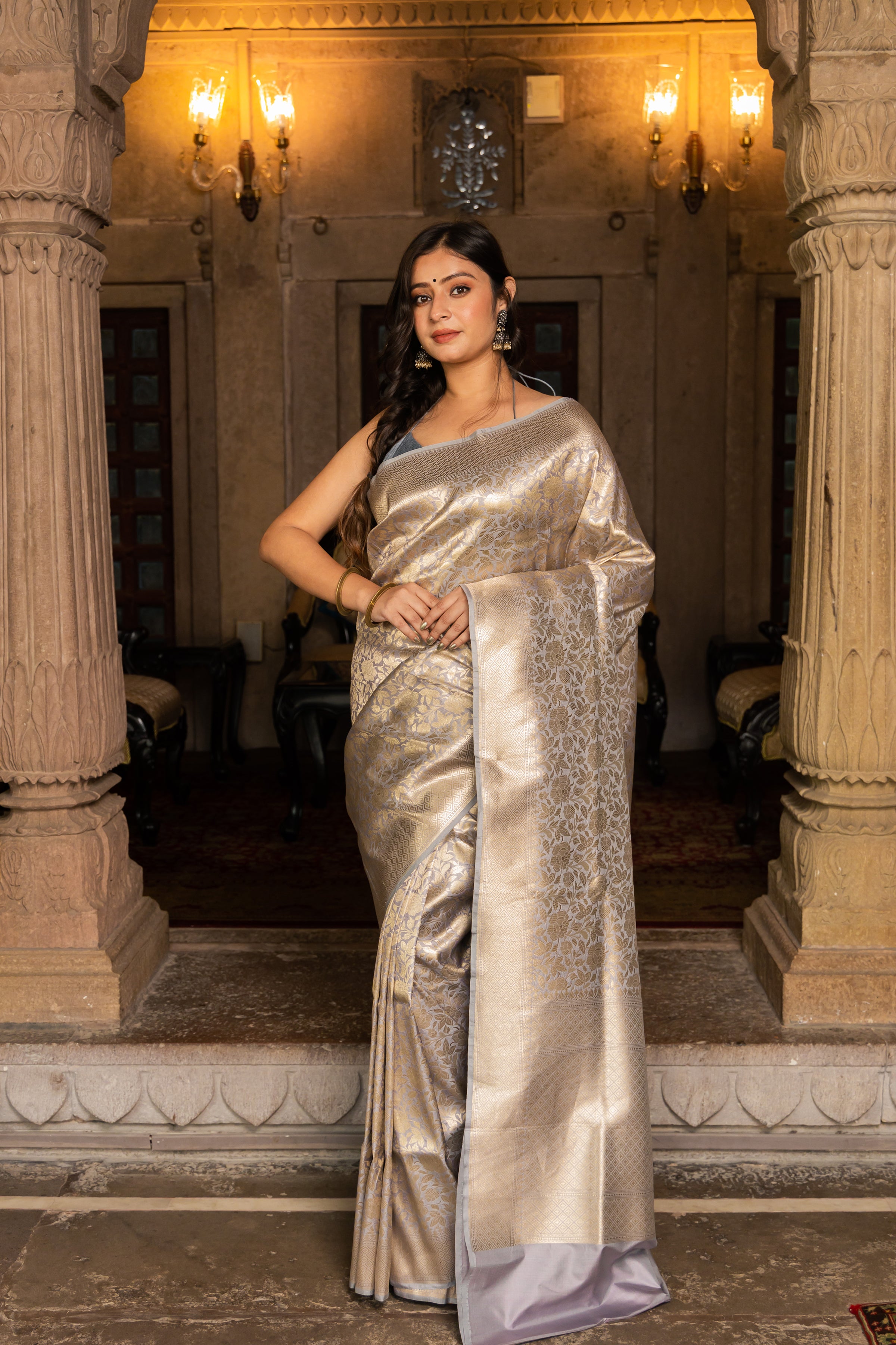 Banarasi Brocade Saree Designs | Brocade Silk Saree – Panaya