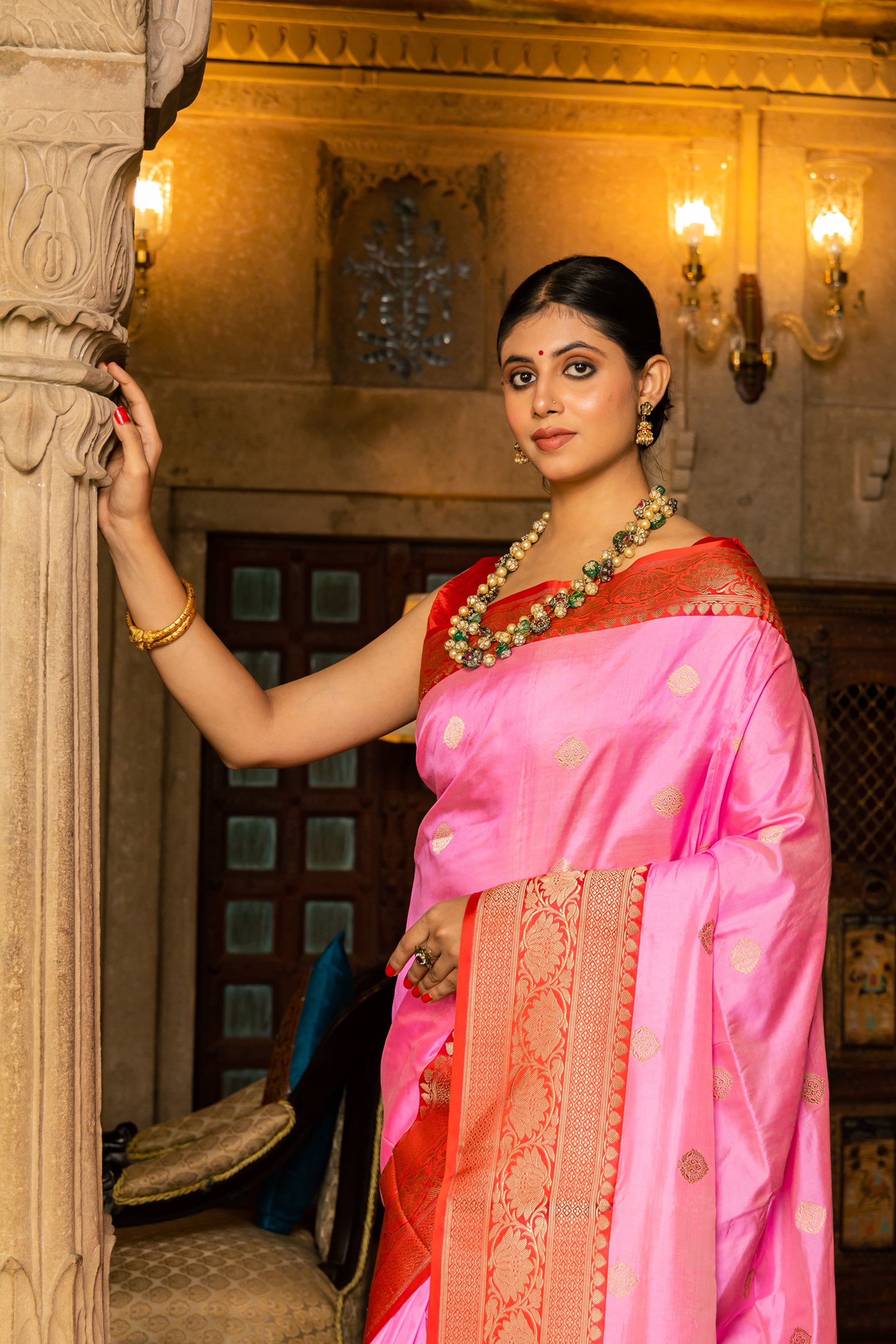 Pure Banarasi Katan Silk Saree | Handloom Sarees – Panaya