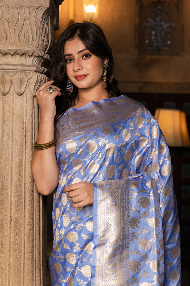 Pure Banarasi Katan Silk Saree | Handloom Sarees – Panaya